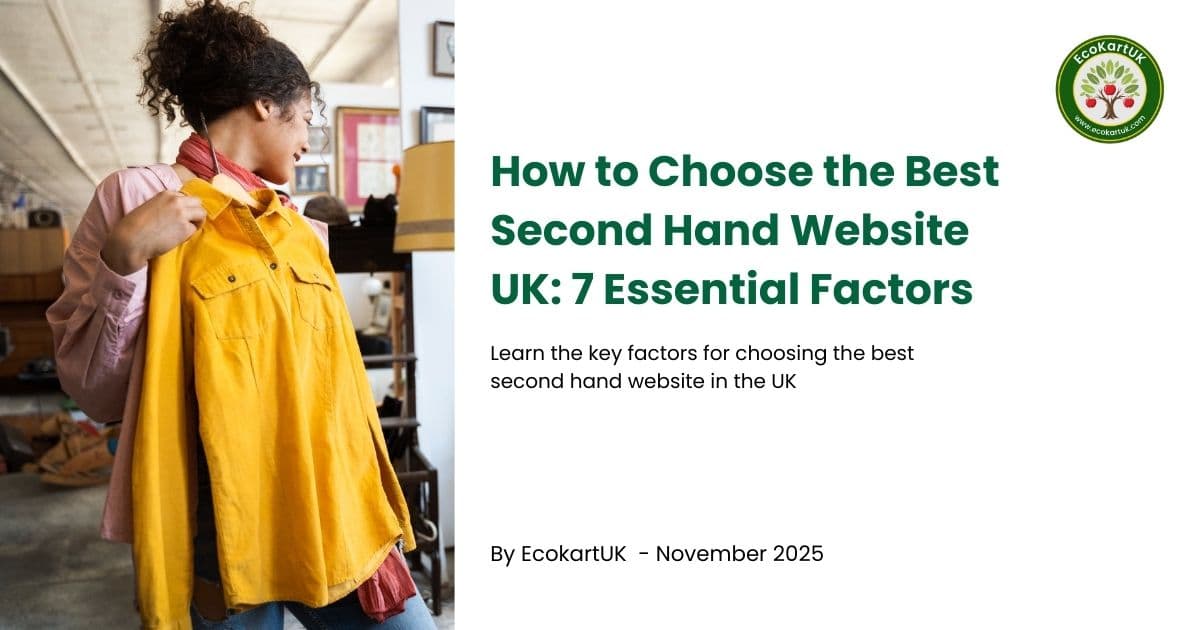 Best Second Hand Website UK: Top 7 Factors to Choose Wisely
